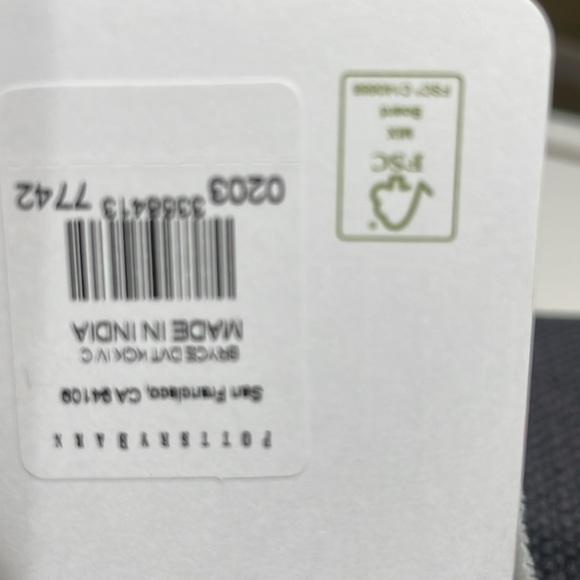 Pottery Barn | Bedding | Pottery Barn Bryce Check Duvet Cover Yarn Dyed ...